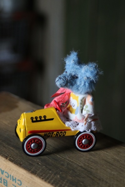 Mini Yellow Hot Rod - Vintage | Earth Angels Studios