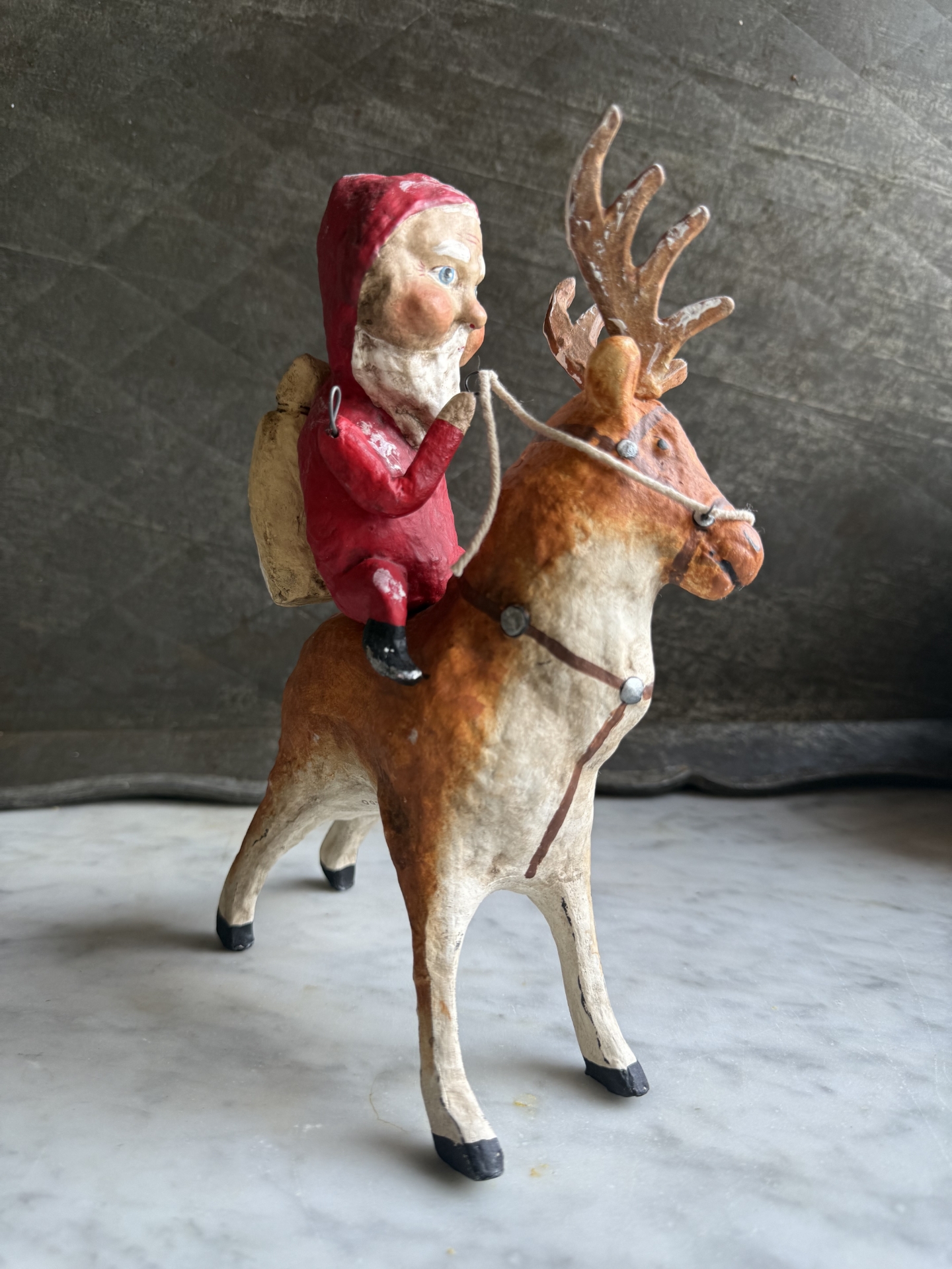 WOW Santa Rides a Reindeer - by Debbee Thibault | Earth Angels Studios