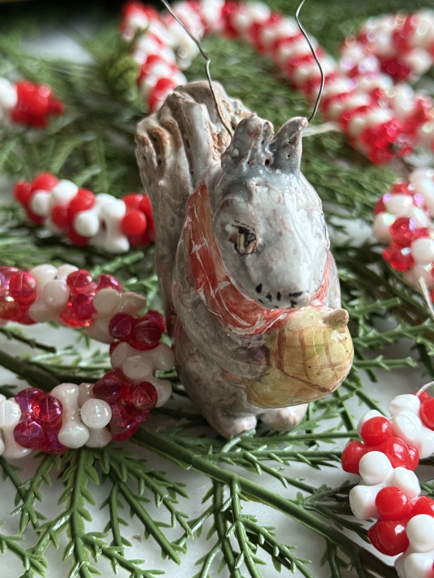 Keep for the Cold Days - ooak pottery ornament by Julie Whitmore ...