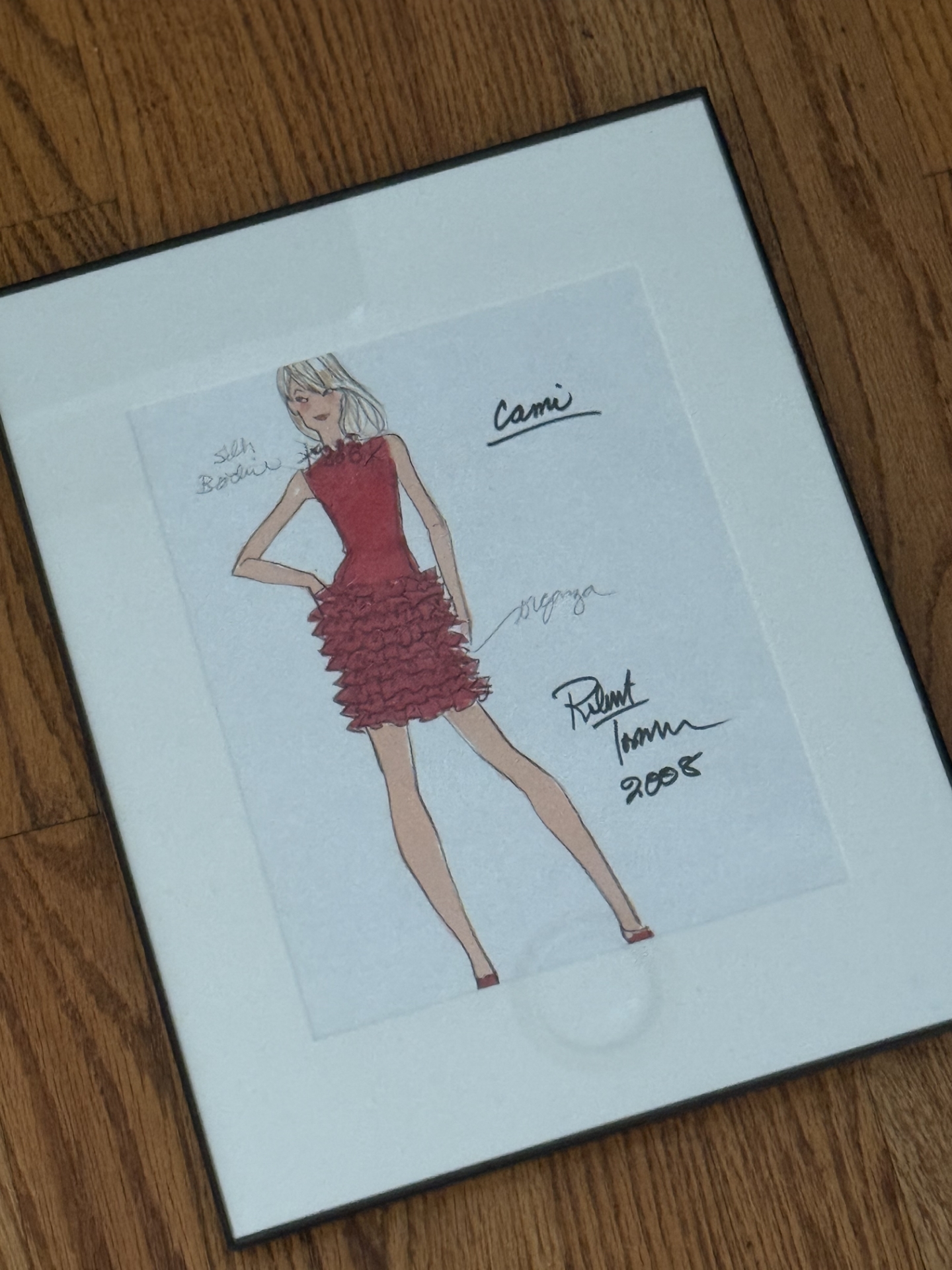 "Unforgettable - REVLON" Doll - Framed Original Fashion Art - by Robert ...