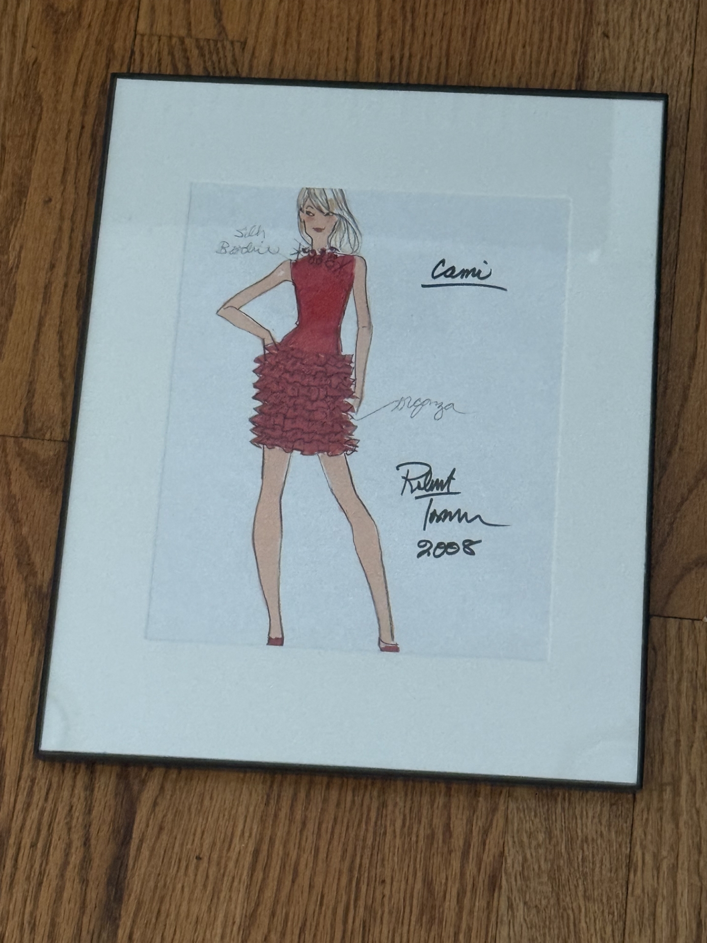 "Unforgettable - REVLON" Doll - Framed Original Fashion Art - by Robert ...